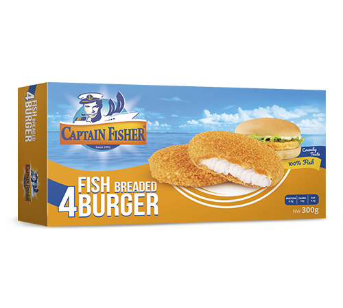 Breaded Fish Burger | Captain Fisher | Taste Of The Sea