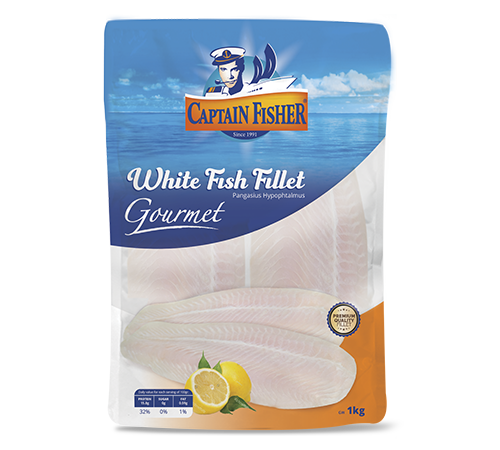 White Fish Fillet - Gourmet 1kg | Captain Fisher | Taste Of The Sea