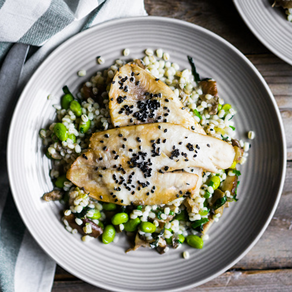 White fish fillet with mushroom sauce | Captain Fisher | Taste Of The Sea